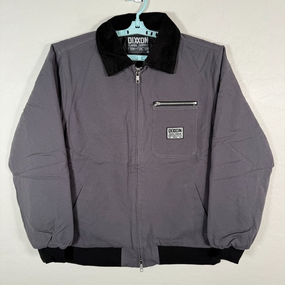 DIXXON | Jackets & Coats | Dixxon Jacket Mens Xl Gray Black Canvas Work ...